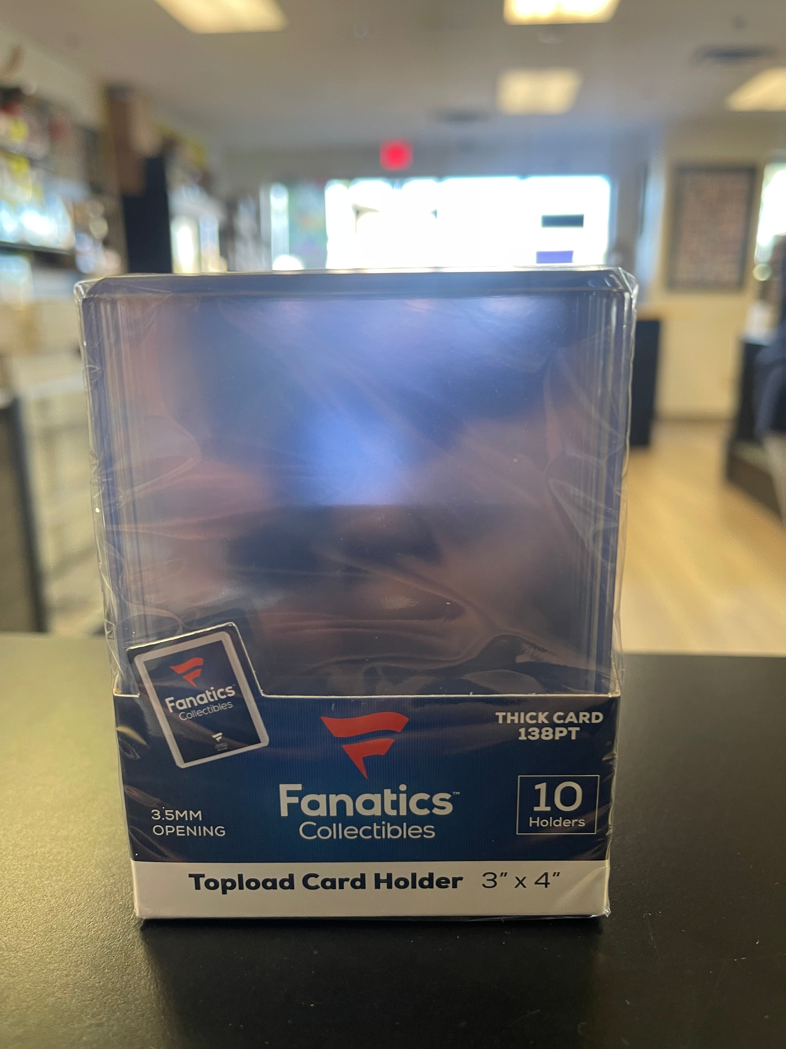 Fanatics 138pt 3x4 Top Loader - 10 Count – Valleywide Sports Cards