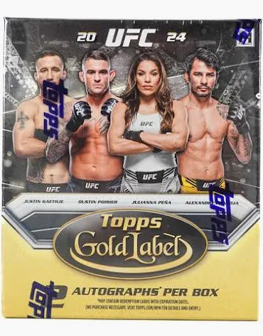 2024 Topps Gold Label UFC Hobby Box – Valleywide Sports Cards